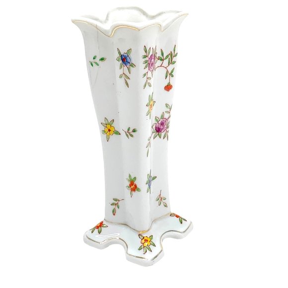 Vintage | Accents | Vintage Takito Vase Floral Hand Painted Japan ...